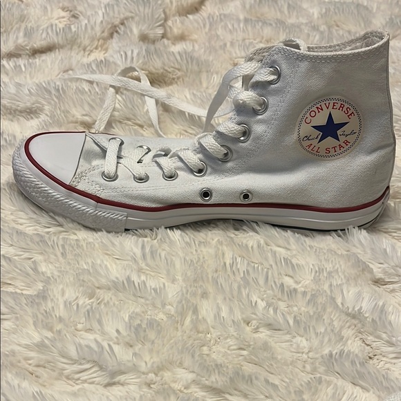 Converse | Shoes | Converse White Hightop Sneakers | Poshmark